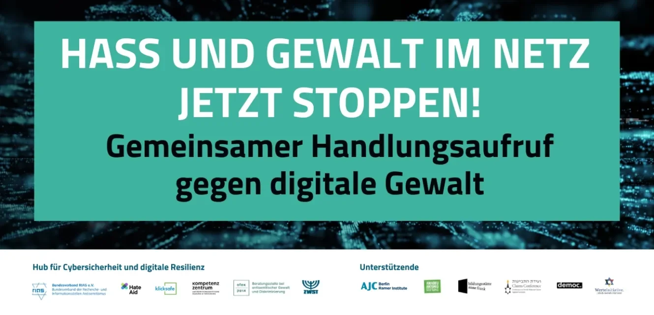HASS UND GEWALT IM NETZ JETZT STOPPEN! Gemeinsamer Handlungsaufruf gegen digitale Gewalt ...
